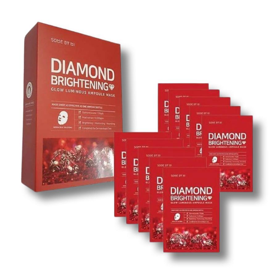 Diamond Brightening Glow Luminous Mask 10 Sheets - Blank Store