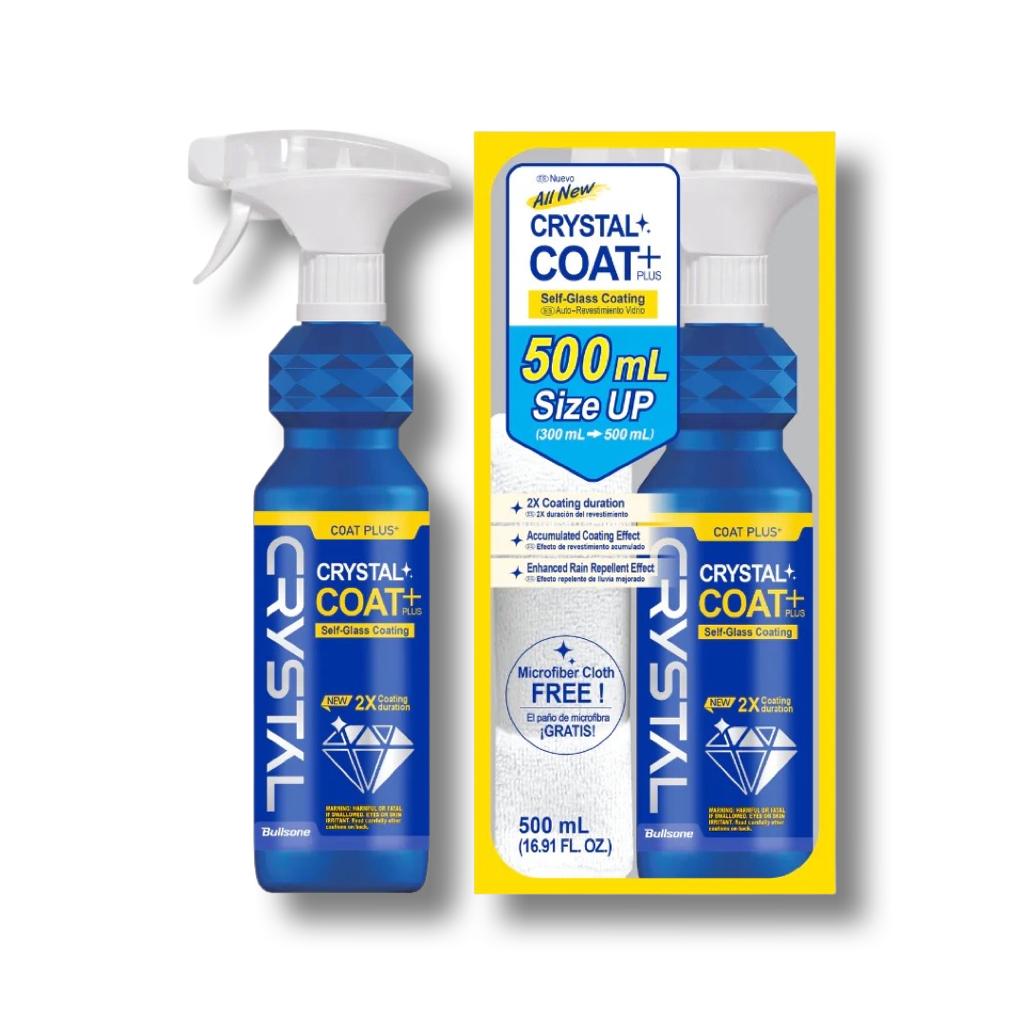 CRYSTAL COAT PLUS + Microfiber Cloth - 500ml - Blank Store