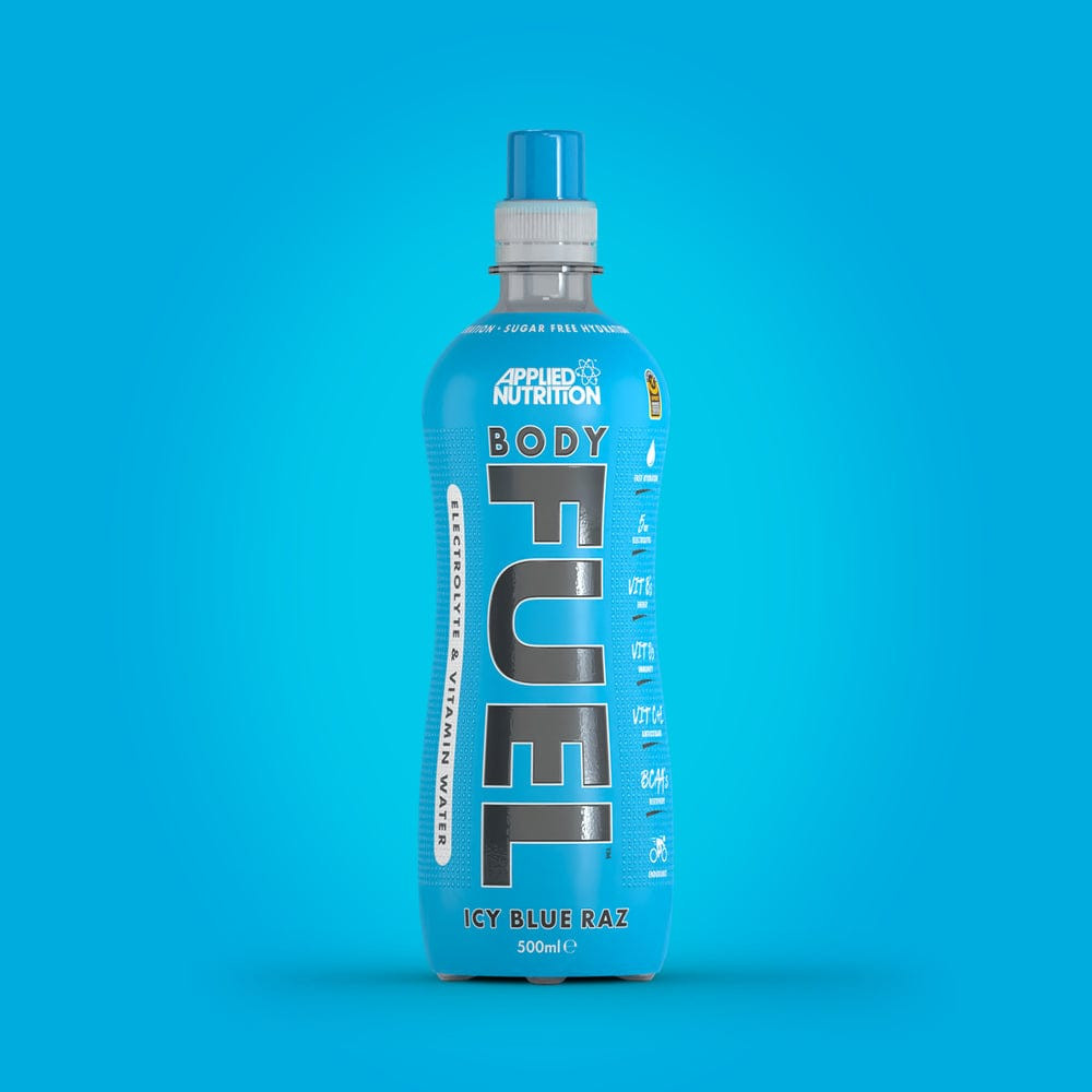 BODY FUEL ELECTROLYTE & VITAMIN WATER ICY BLUE RAZ 500ML - Blank Store