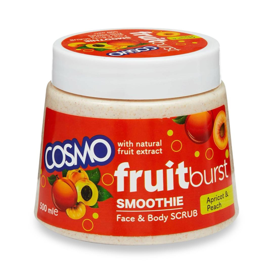 COSMO - Apricot and Peach FACE AND BODY SCRUB - 500ml - Blank Store