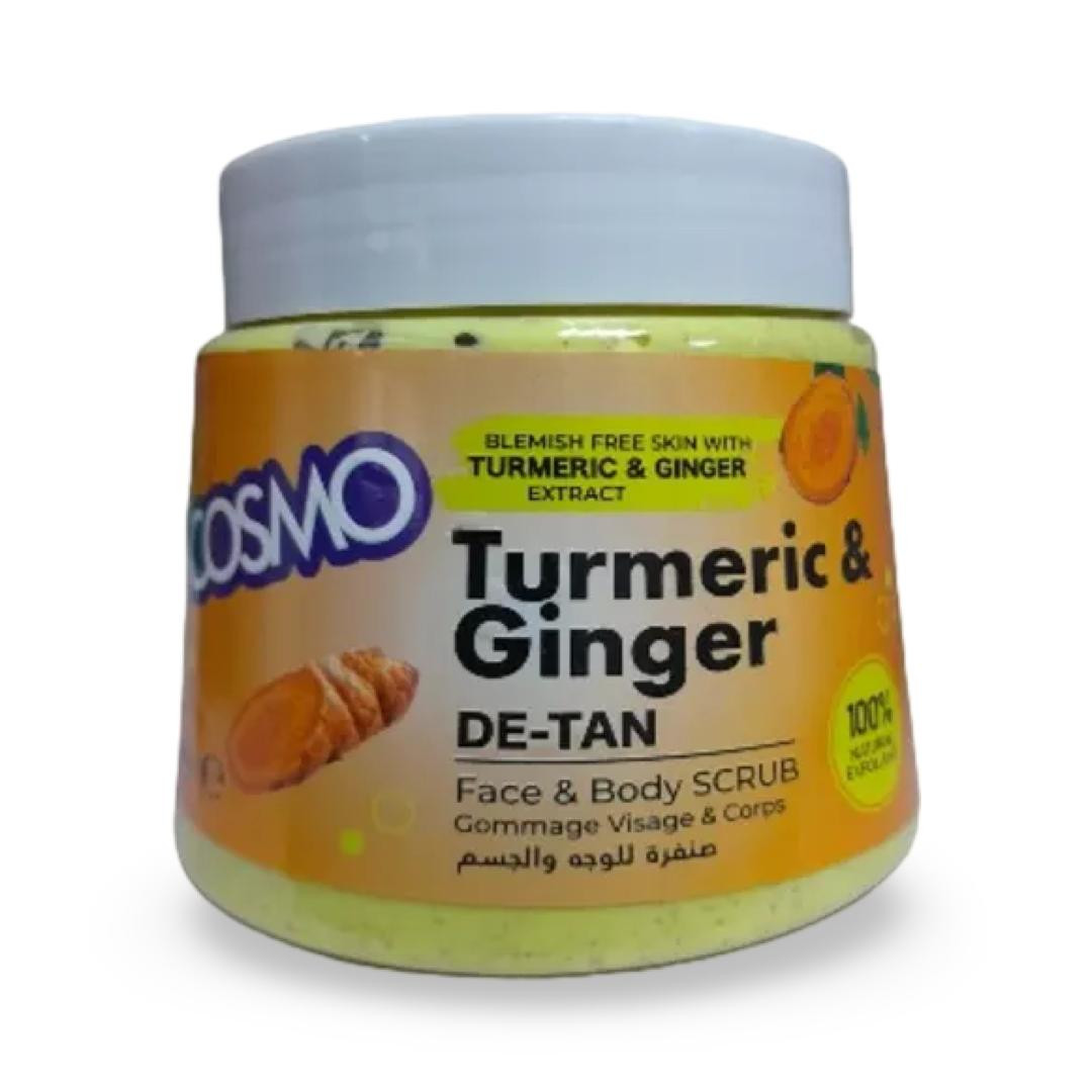 COSMO - Turmeric and Ginger Face and Body Scrob - 500ml - Blank Store