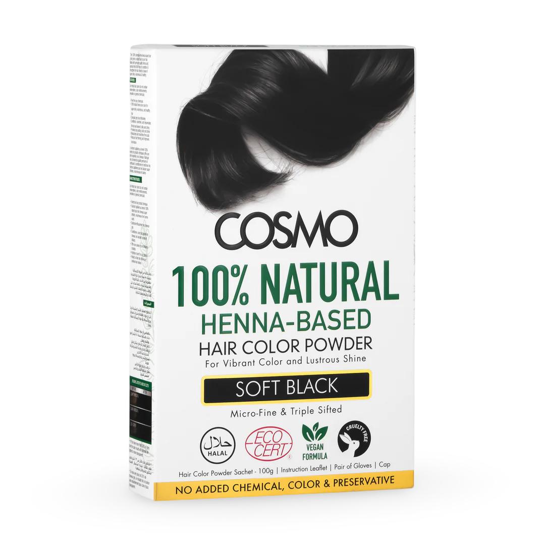 COSMO - 100% natural henna powder - Soft black - Blank Store