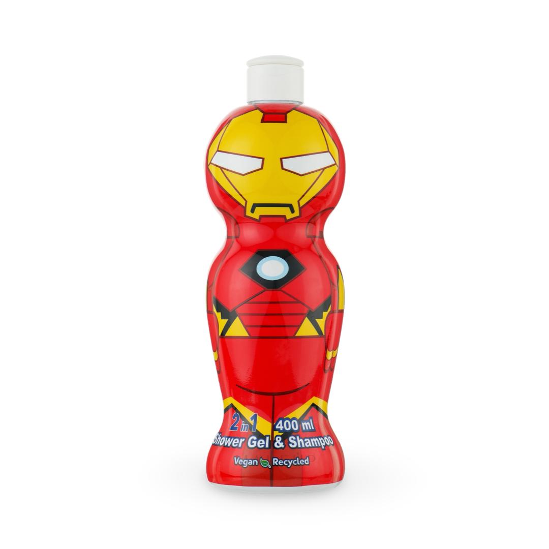 Air-Val - Iron Man 2 in1 Shower Gel & Shampoo - 400ml - Blank Store
